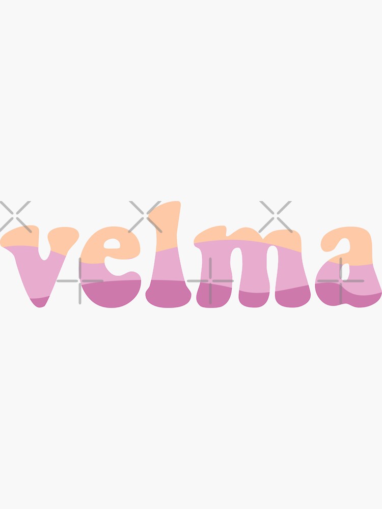 "Lesbain Velma Pride Flag" Sticker for Sale by sarascoprox | Redbubble