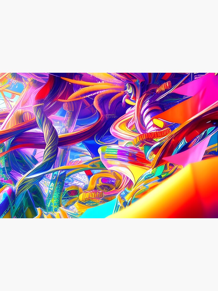 "Explosion of Abstraction - Colorful Abstract Art" Poster for Sale by ...