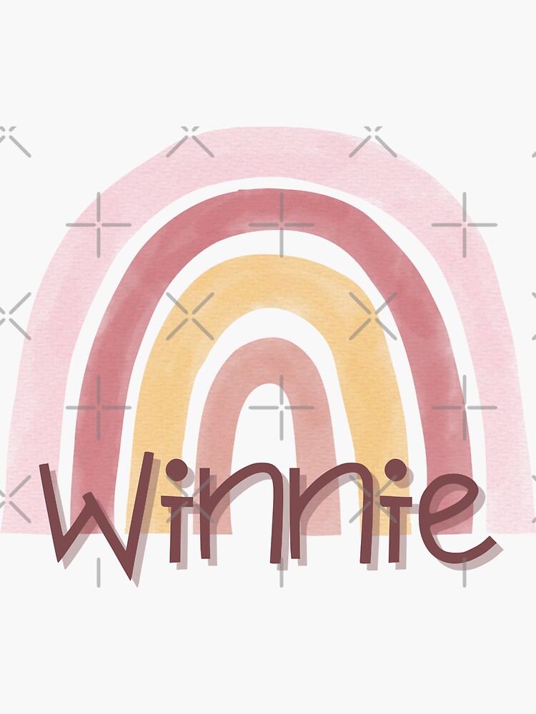 "Girl's Name - Winnie" Sticker for Sale by NamesLand | Redbubble