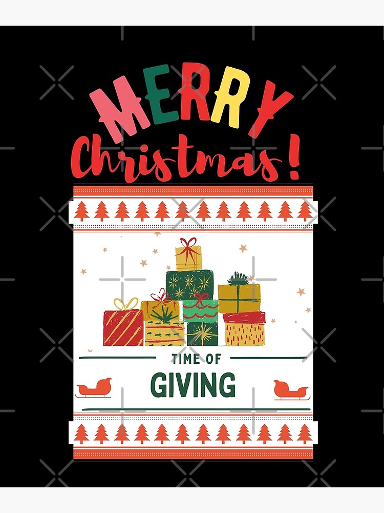 "Time of giving" Poster for Sale by VividArtDsgn | Redbubble