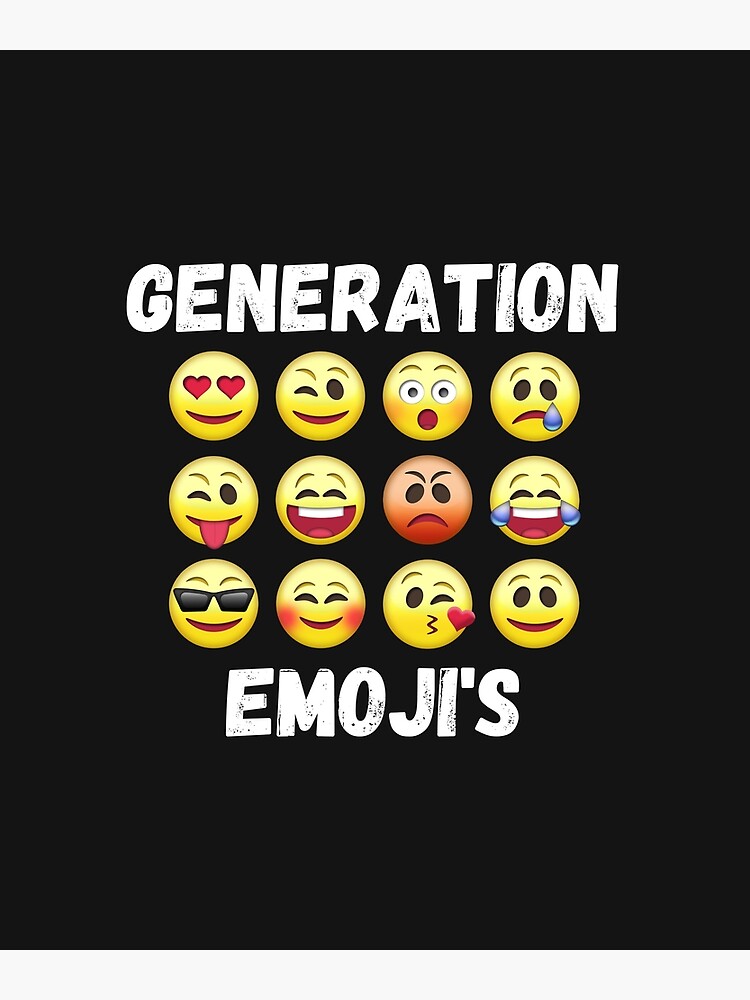 " Generation Emoji design" Poster for Sale by Licasam | Redbubble