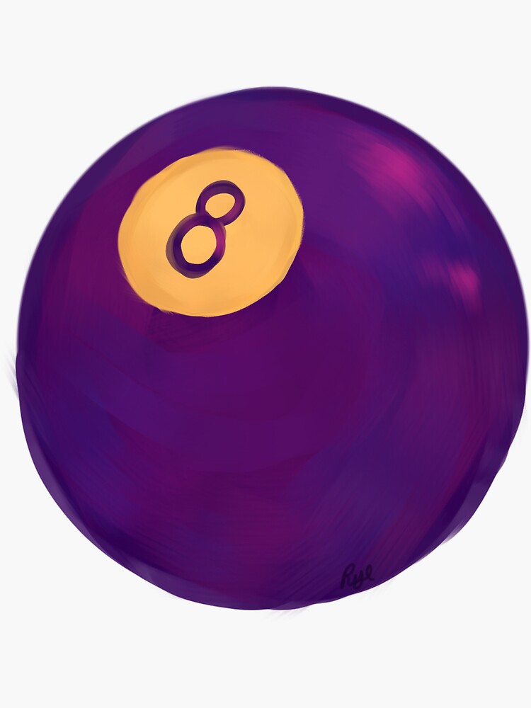 "Lucky Number 8" Sticker for Sale by ZipperStickers | Redbubble
