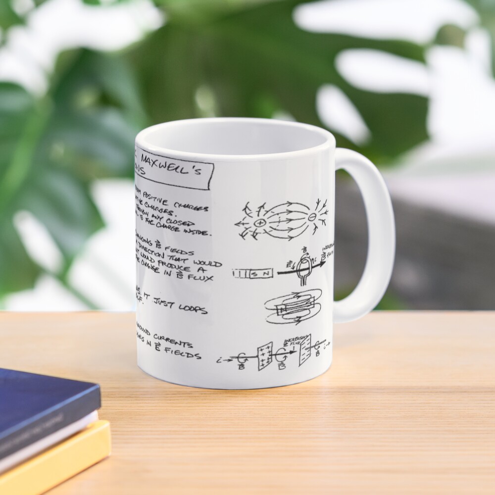 "Maxwell's Equations [light]" Mug by Rheymisson | Redbubble
