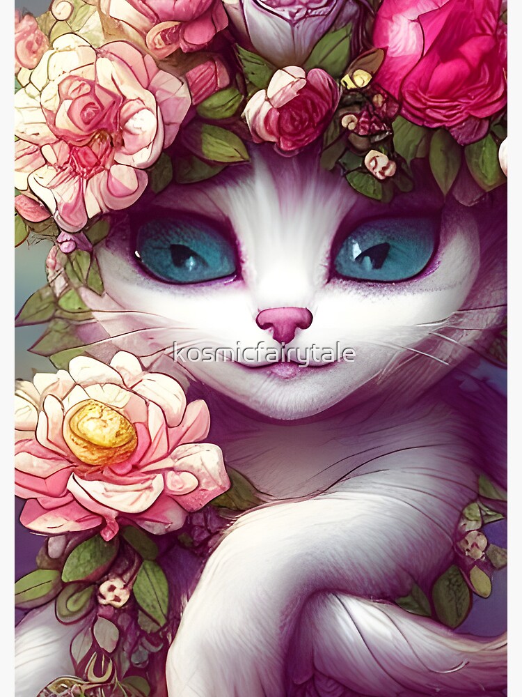 "Oddly Cute Creatures - Alien cat Goddess" Spiral Notebook for Sale by ...