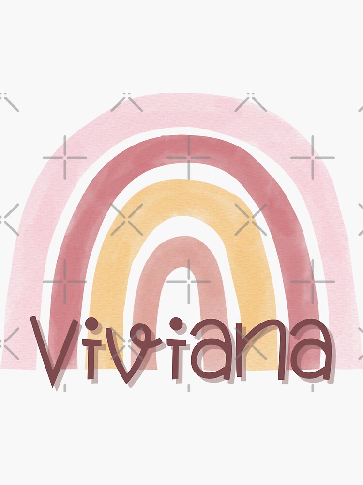 "Girl's Name - Viviana" Sticker for Sale by NamesLand | Redbubble