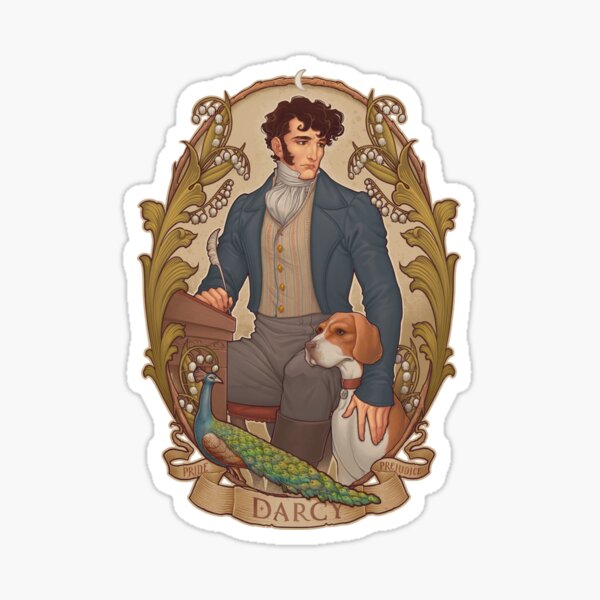 "Mr Darcy - Pride and Prejudice" Sticker for Sale by medusadollmaker ...