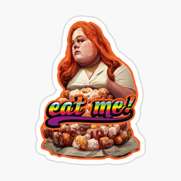 "Eat Me" Sticker for Sale by lennoxandjude | Redbubble