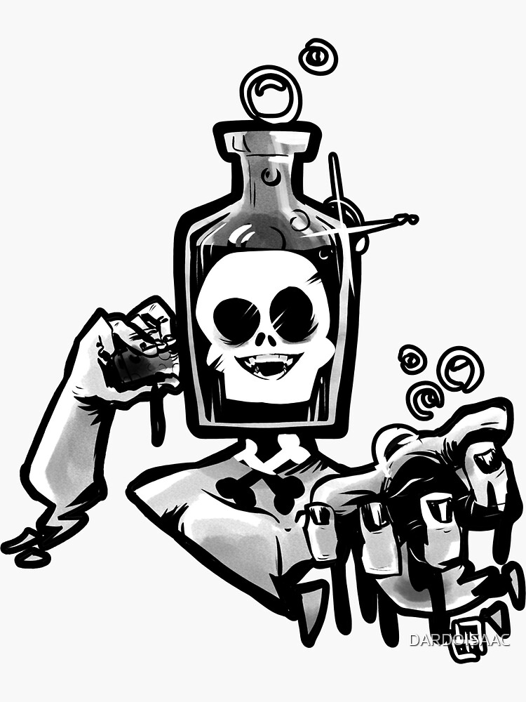 "ink-poison" Sticker for Sale by DARDOISAAC | Redbubble