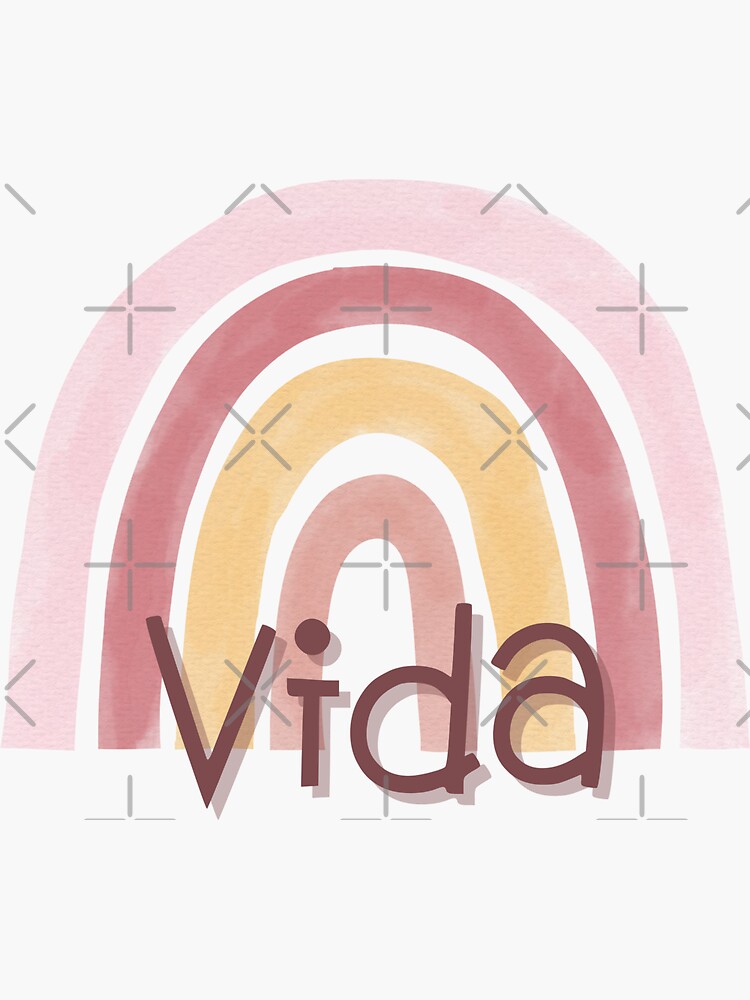 "Girl's Name - Vida" Sticker for Sale by NamesLand | Redbubble
