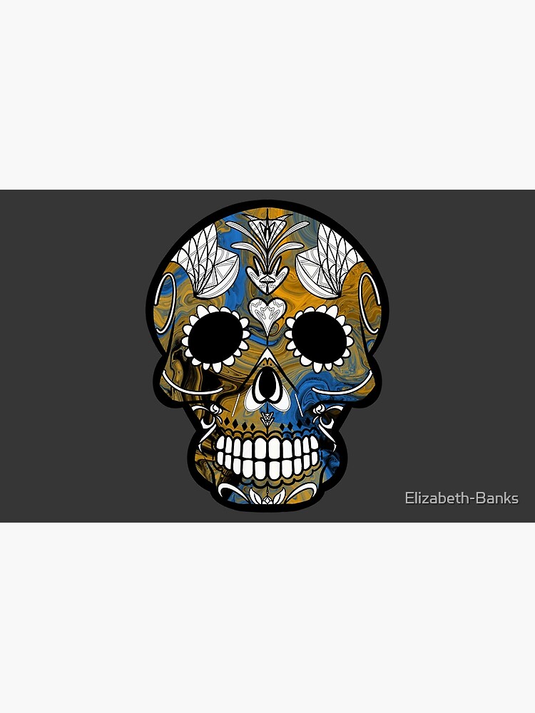 "Mexican day of the dead psycho skull " Poster for Sale by Elizabeth ...