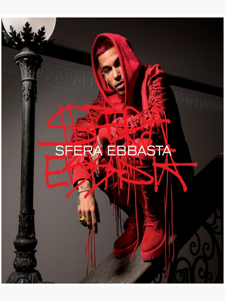 "sfera ebbasta" Poster for Sale by Andrew--Art | Redbubble
