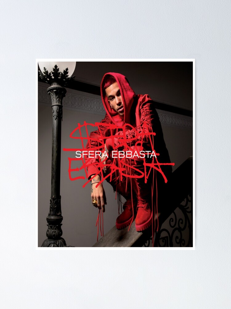 "sfera ebbasta" Poster for Sale by Andrew--Art | Redbubble