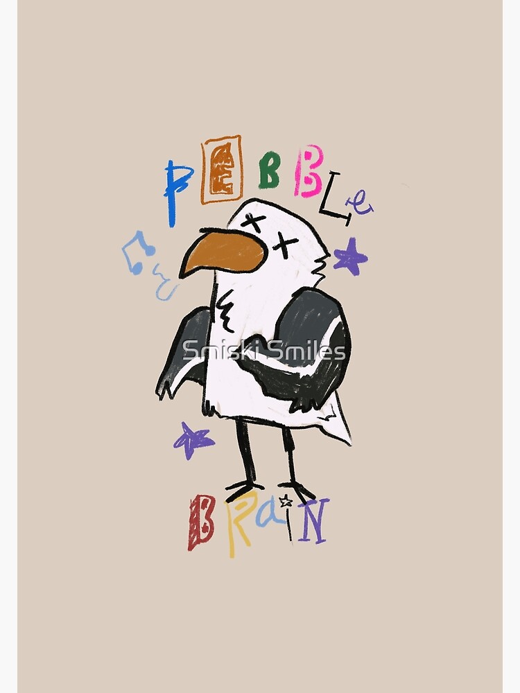 "Pebble Brain Mascot " Poster for Sale by arrowverseedit | Redbubble