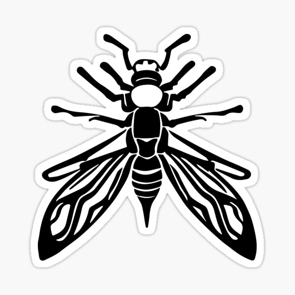 "Wasp" Sticker for Sale by zeylila | Redbubble