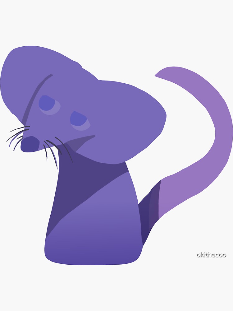 "a smol rat" Sticker for Sale by okithecoo | Redbubble