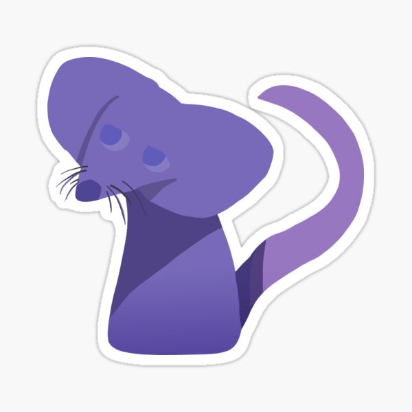 "a smol rat" Sticker for Sale by okithecoo | Redbubble