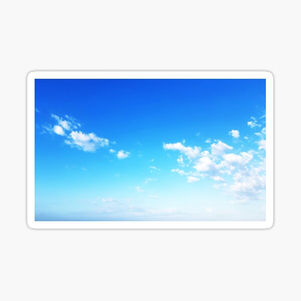 "Amazing Blue Sky" Sticker for Sale by Magic-of-Nature | Redbubble