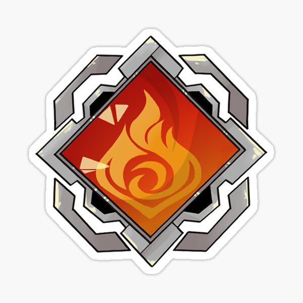 "Liyue Pyro Vision | Genshin Impact" Sticker for Sale by mer-in-space ...