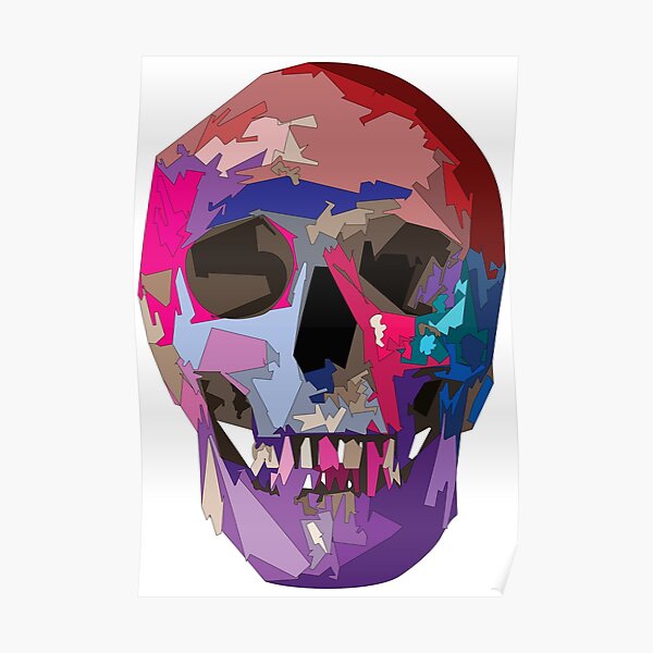 "da skull" Poster by MrEArts | Redbubble
