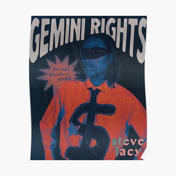 "Steve Gemini Rights" Poster for Sale by gallegosanita | Redbubble