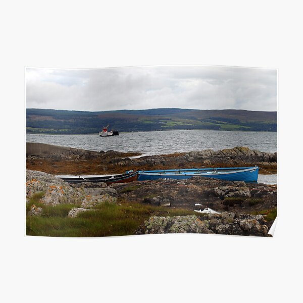 "MV Loch Ranza" Poster for Sale by Jondave | Redbubble