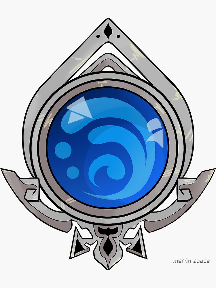 "Sumeru Hydro Vision | Genshin Impact" Sticker for Sale by mer-in-space ...