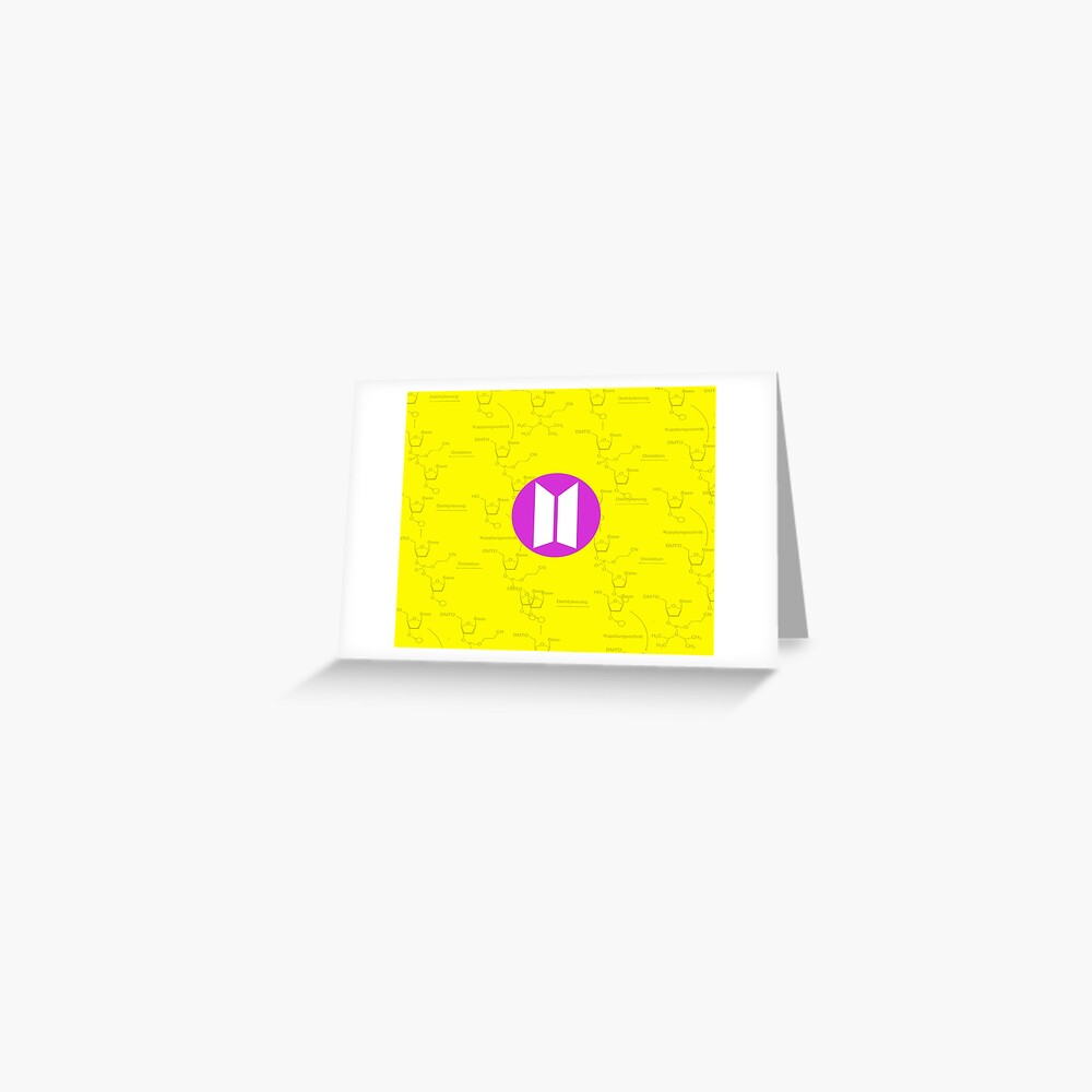 "BTS - DNA (logo)" Greeting Card for Sale by ShimKoongdesign | Redbubble