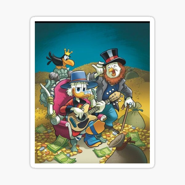 "Scrooge McDuck" Sticker for Sale by GEK-NERD | Redbubble