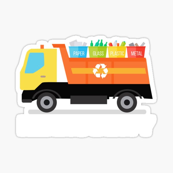 "Riding Dirty Garbage Truck Driver Memes" Sticker for Sale by ...