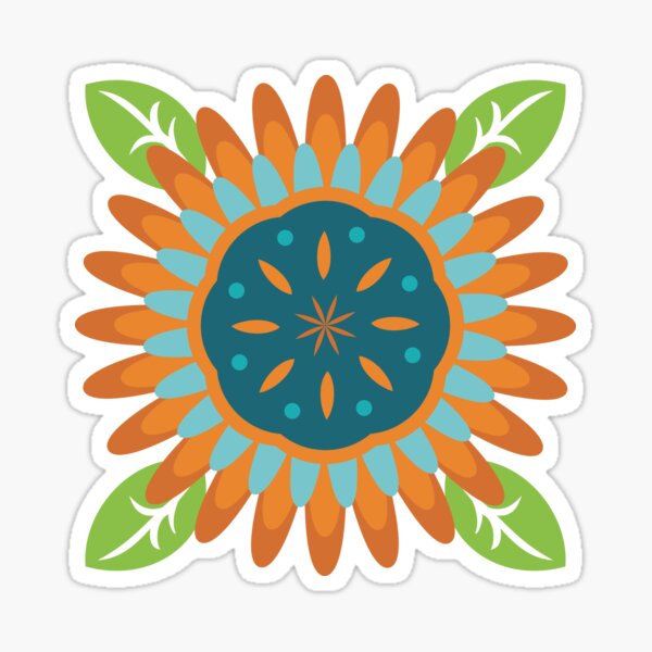 "Southwest Flower" Sticker by evisionarts | Redbubble