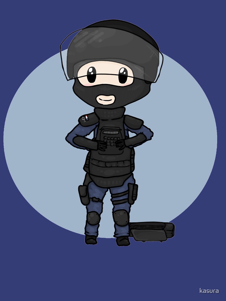 "Rook Chibi" T-shirt by kasura | Redbubble | siege t-shirts - gaming t ...
