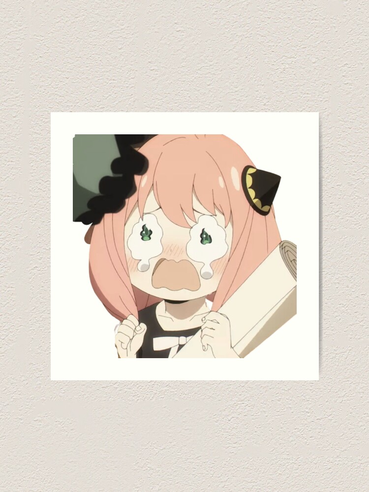 "Anya Crying Spy X Family" Art Print for Sale by Aestheticanime2 ...