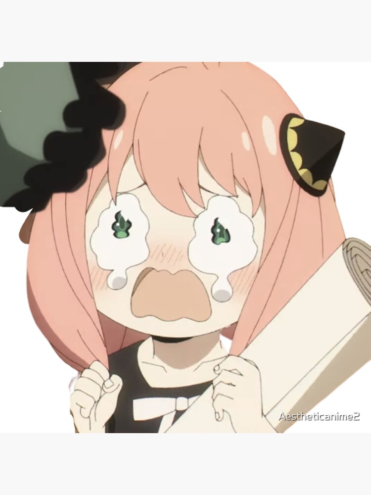 "Anya Crying Spy X Family" Art Print for Sale by Aestheticanime2 ...