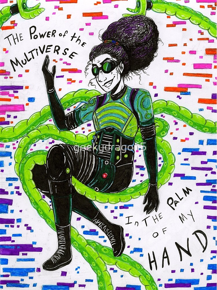 Doc Ock Into The Spider Verse Poster For Sale By Geekydragon5 Redbubble