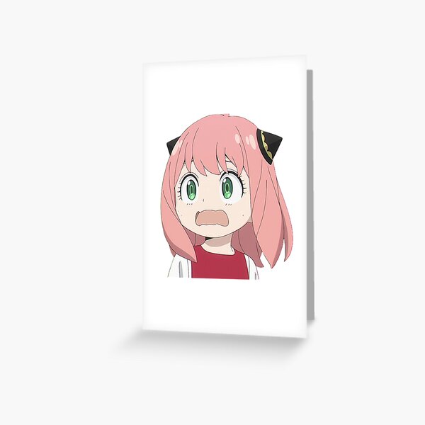 "Anya Shocked Spy X Family" Greeting Card for Sale by Aestheticanime2 ...
