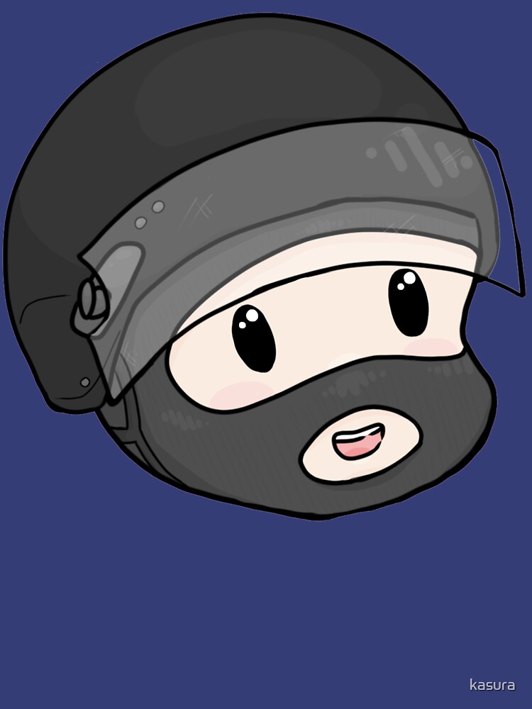 "Rook Chibi - Head" T-shirt for Sale by kasura | Redbubble | siege t ...