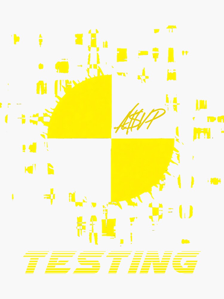 "Testing Album logo" Sticker for Sale by WandaQuin | Redbubble