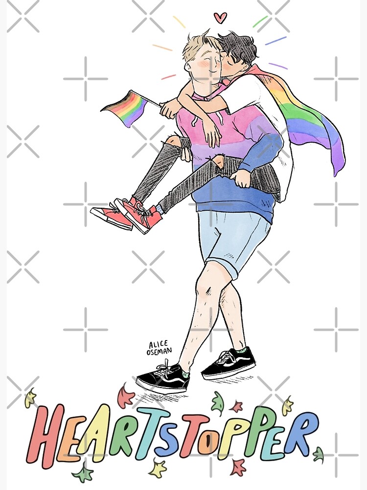 "Heartstopper - Nick and Charlie" Art Print for Sale by landborne ...