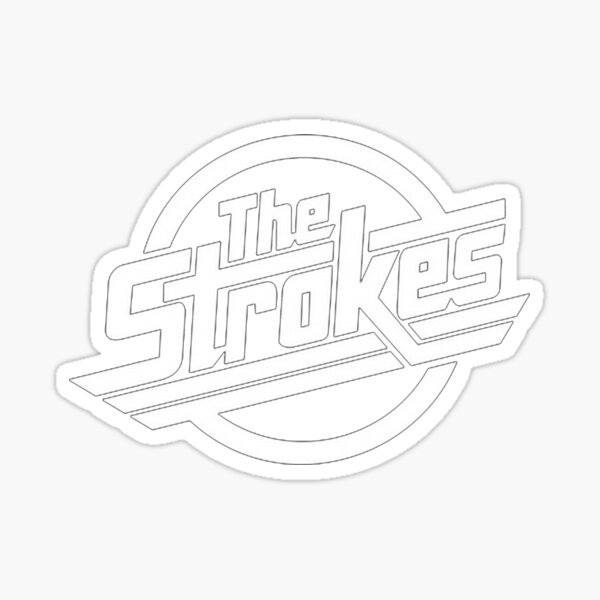 "white classic logo" Sticker for Sale by RoxanneSchwartz | Redbubble