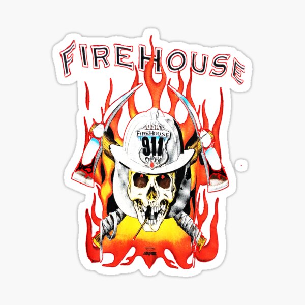 "Vintage Firehouse Rock Band World Tour in Concert" Sticker for Sale by ...
