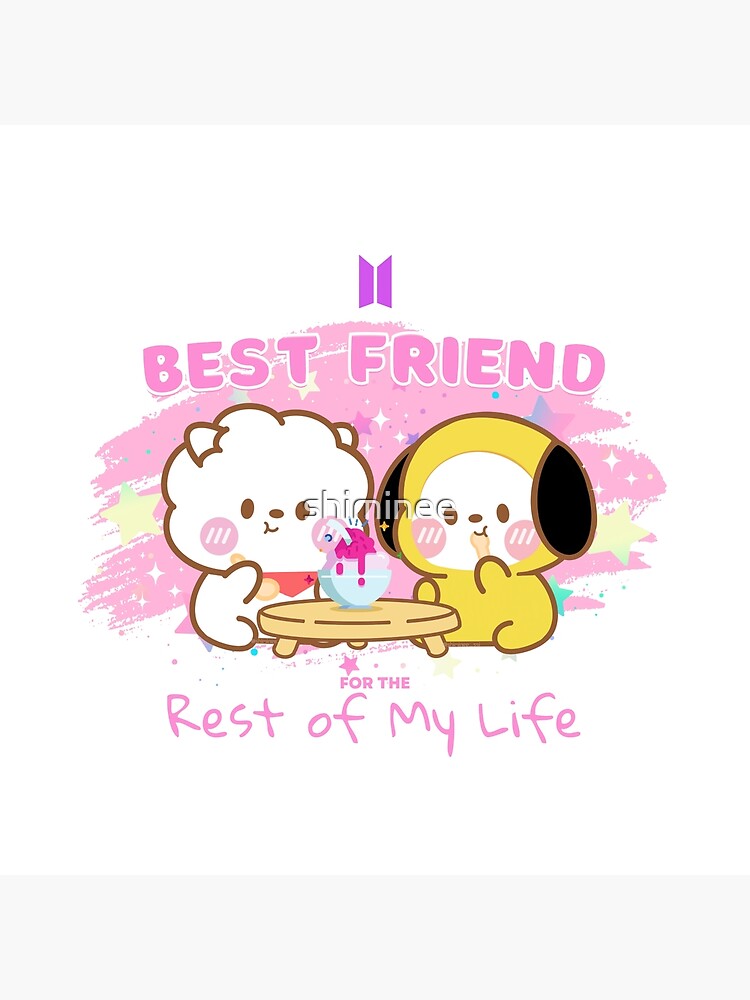 "BTS For Youth - JinMin - BTS cartoon character Jin and Jimin ship ...