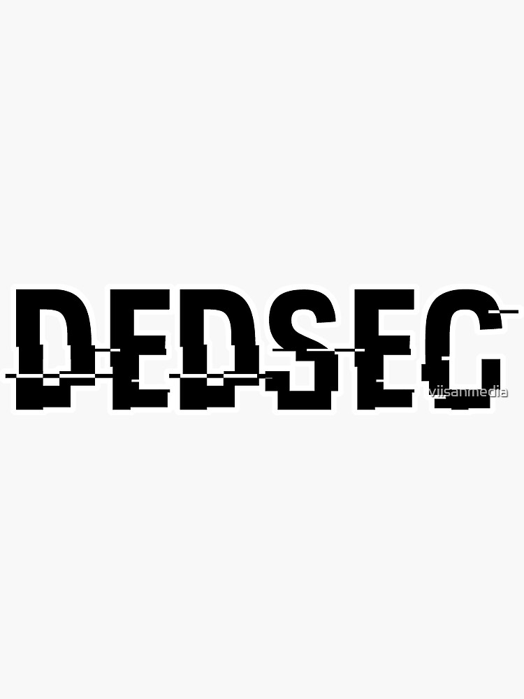 "DEDSEC" Sticker for Sale by viisanmedia | Redbubble