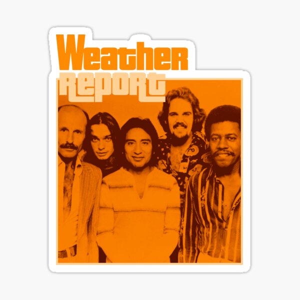 "Weather report band" Sticker for Sale by EDWELLS | Redbubble