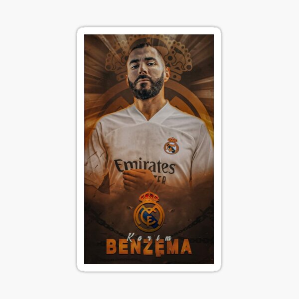 "benzema" Sticker for Sale by abizardm | Redbubble