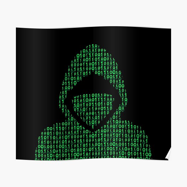 "I'm watching your data !" Poster for Sale by CroDesign | Redbubble