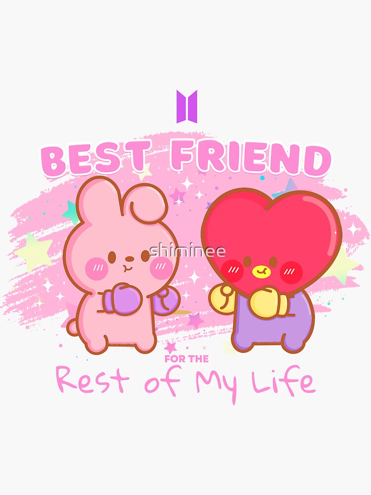 "BTS For Youth - TaeKook - BTS Baby BT21 Cooky and Tata - Taehyung and ...