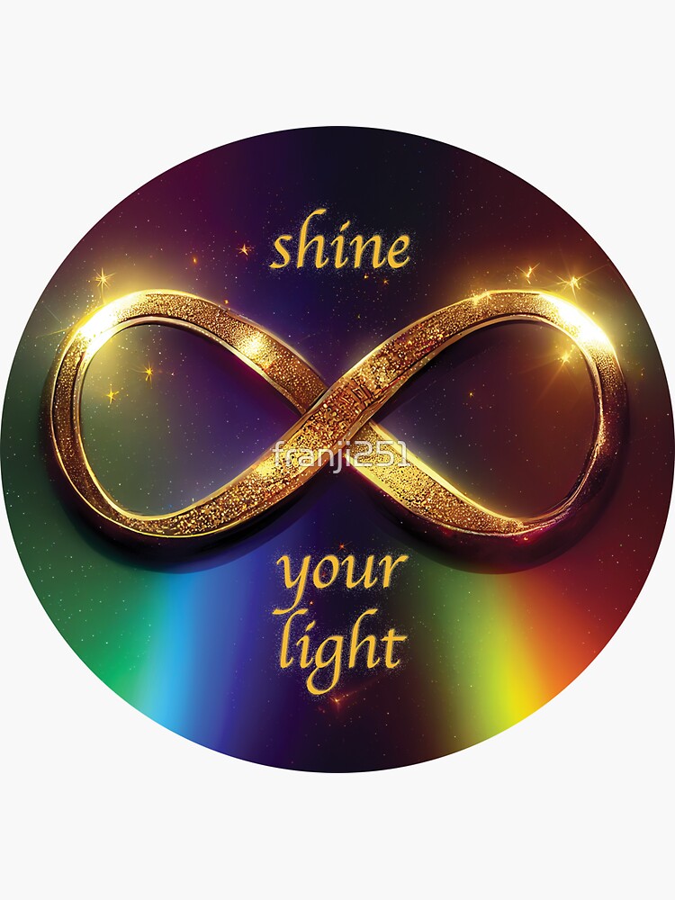 "Rainbow Infinity" Sticker for Sale by franji251 | Redbubble