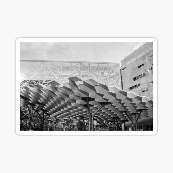 "Sculptural roof" Sticker for Sale by PVphotography | Redbubble