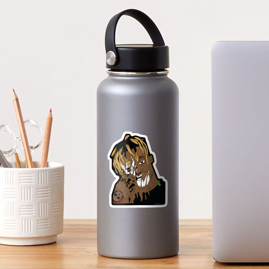 "JUICE WRLD SKULL" Sticker for Sale by Clarissa22 | Redbubble