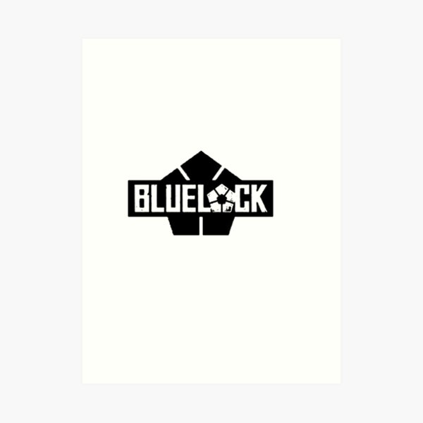 "blue lock logo " Art Print for Sale by MohamedATouil | Redbubble